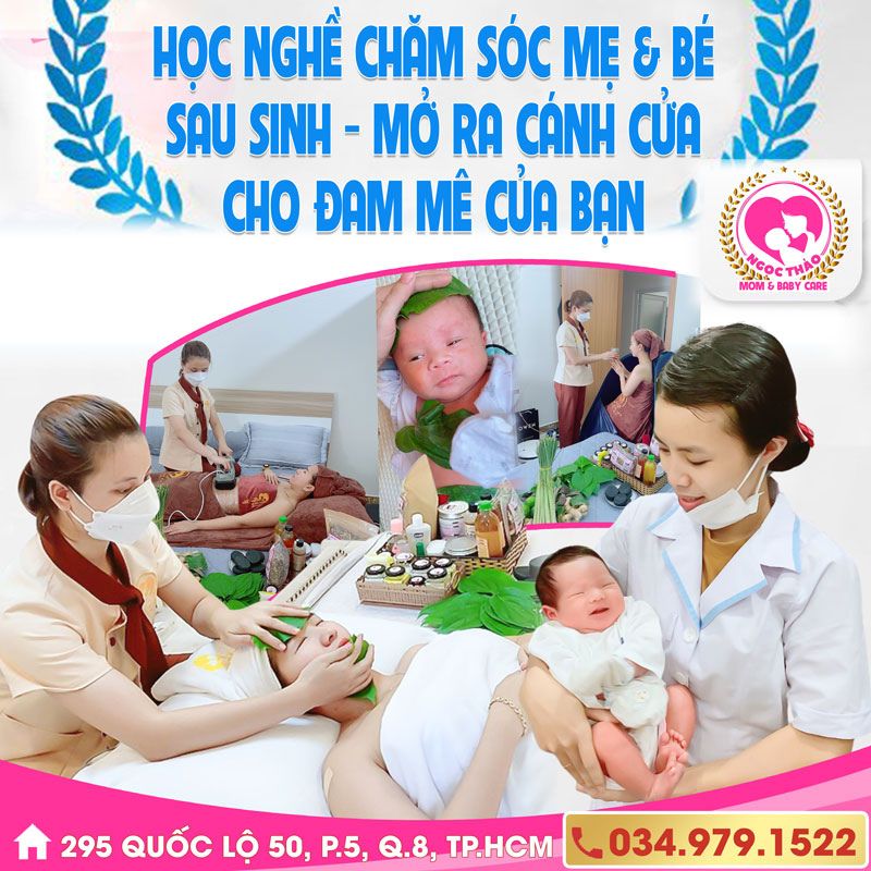 Học chăm sóc mẹ và bé, khóa học nghề spa mẹ và bé chuyên sâu tại TPHCM
